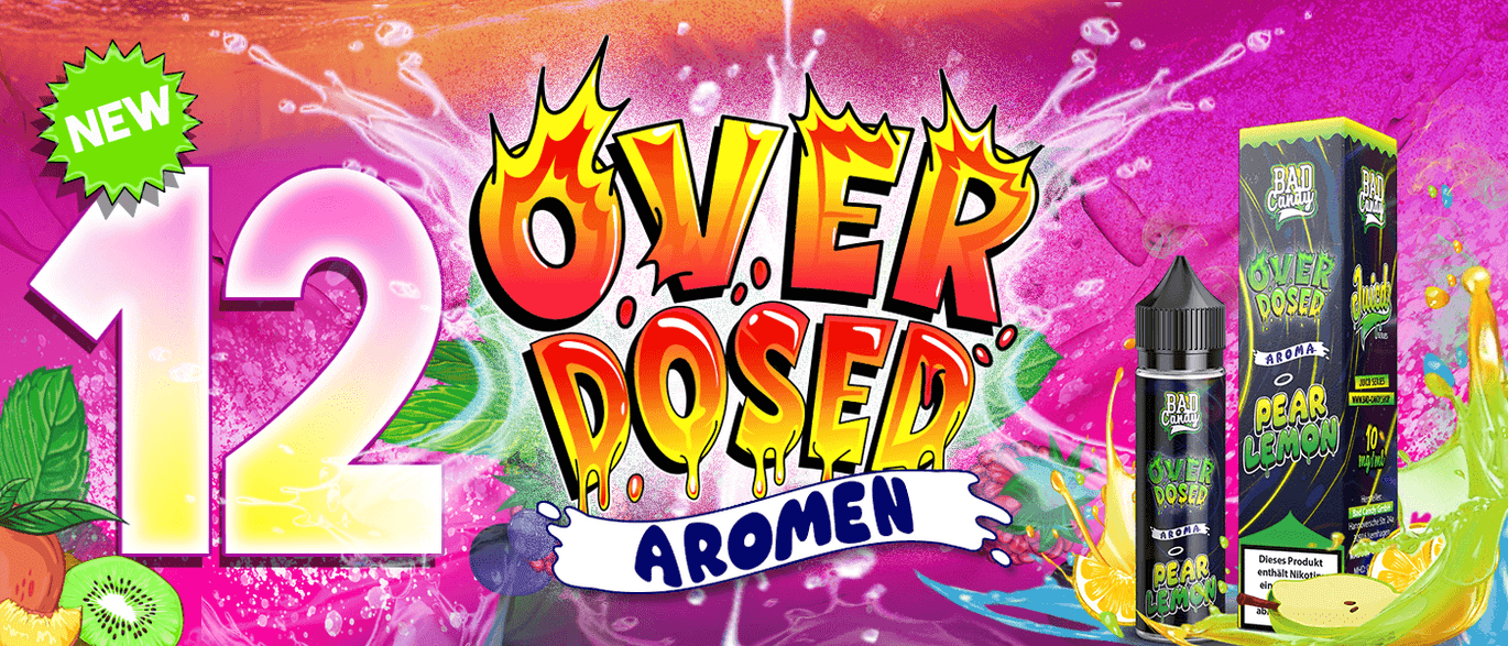 Bad Candy ® Premium Overdosed Nikotinsalz Liquids und Aromen – Bad ...